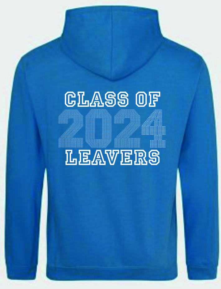 Leavers Hoodies printed / embroidered to your spec by Actifwear ...